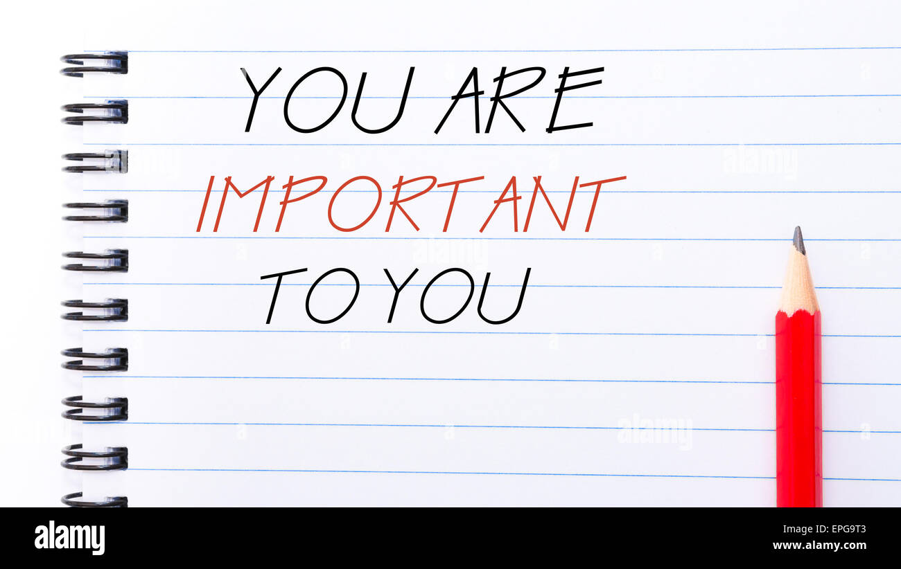 Motivational message important written hi-res stock photography and ...