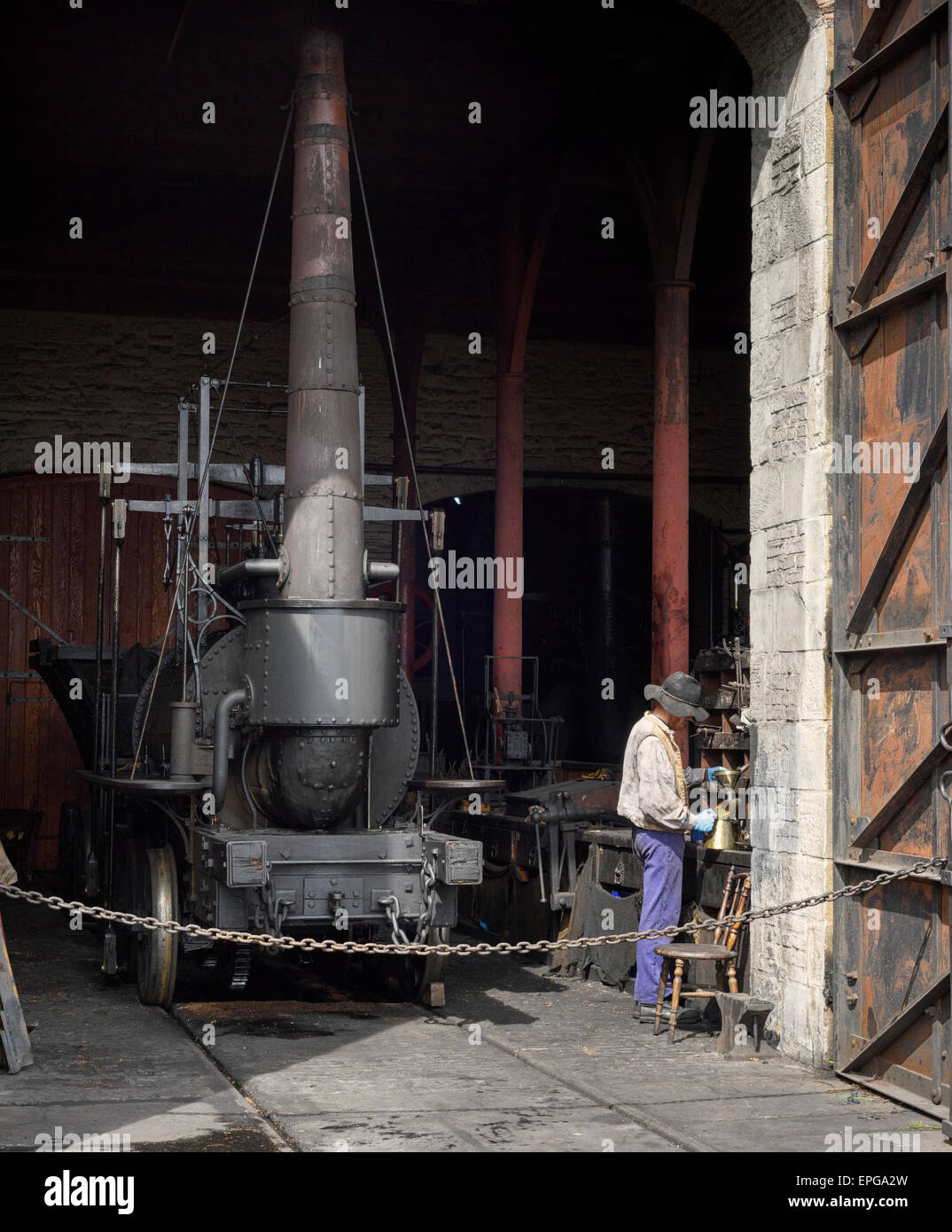 Beamish Museum Steam High Resolution Stock Photography and Images - Alamy