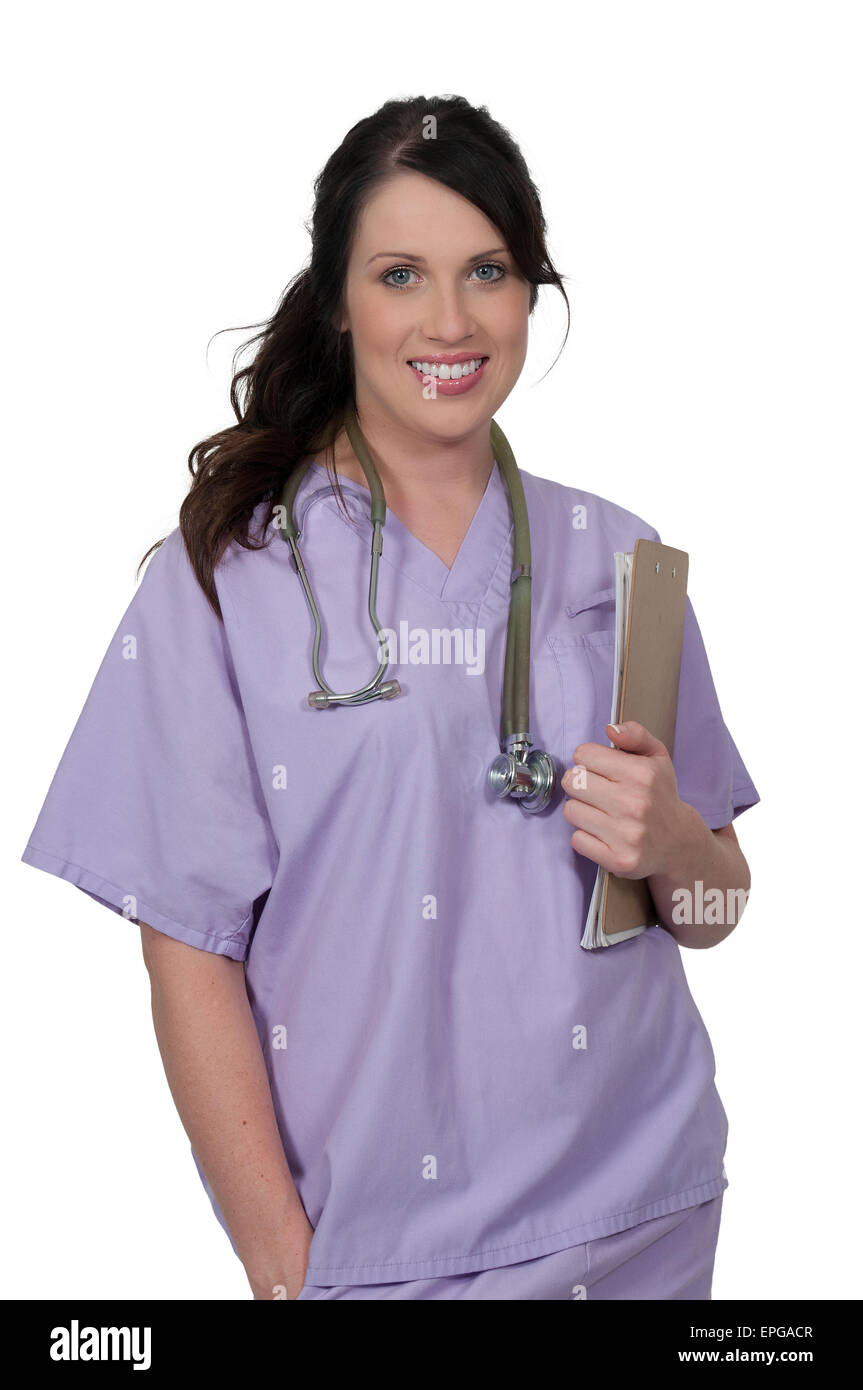Beautiful Woman Doctor Stock Photo - Alamy