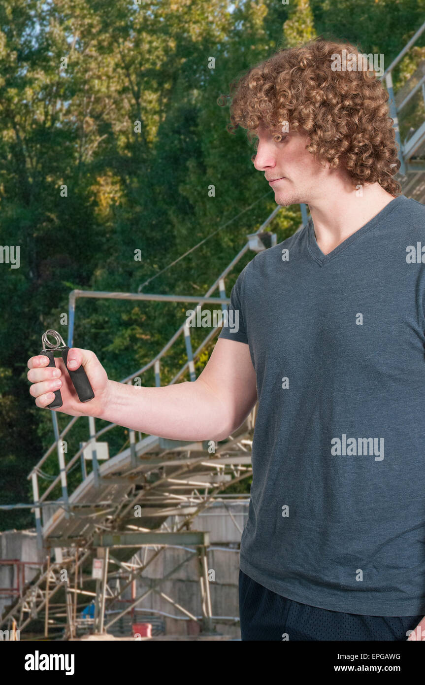 Hand grip exercise hi-res stock photography and images - Alamy