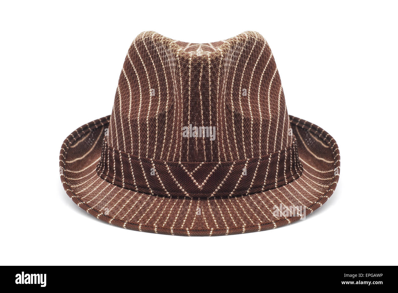hat front view on white Stock Photo - Alamy