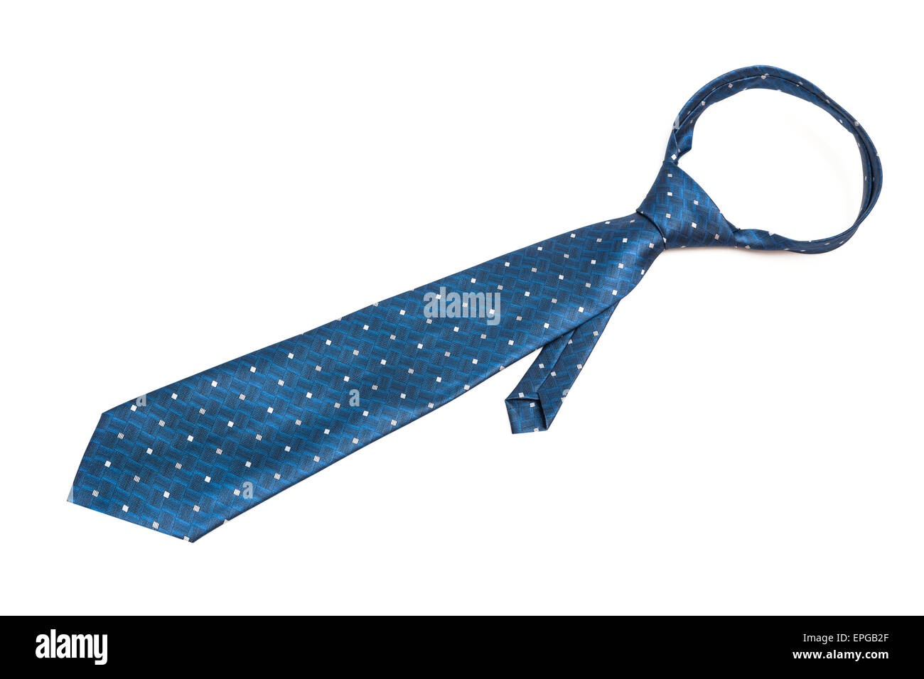 navy blue checkered tie Stock Photo - Alamy