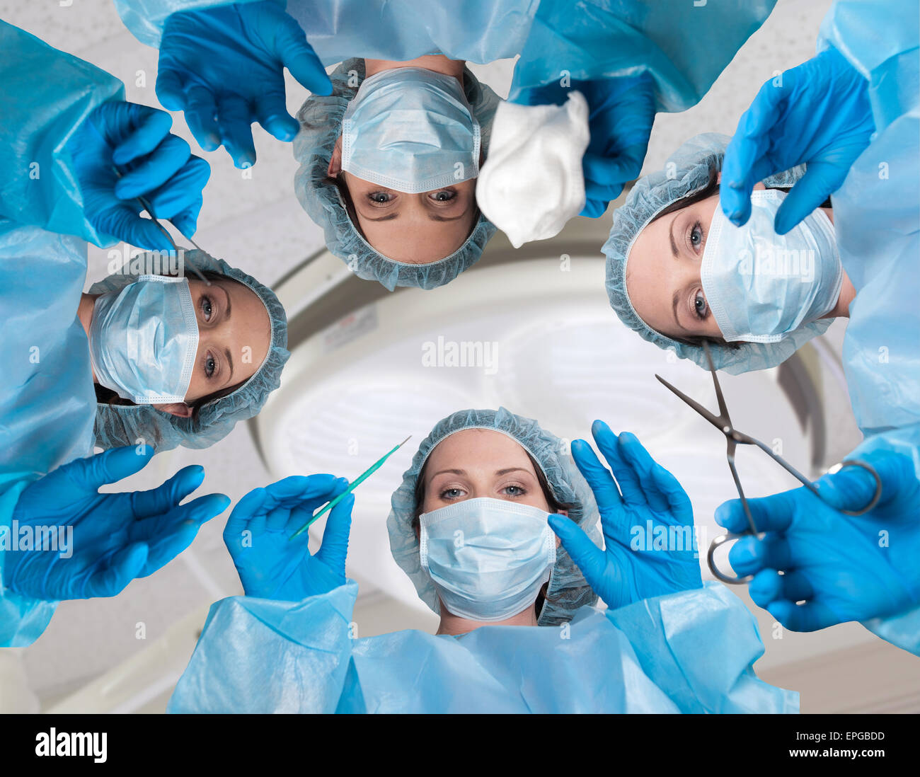 Beautiful Woman Surgeon Stock Photo - Alamy