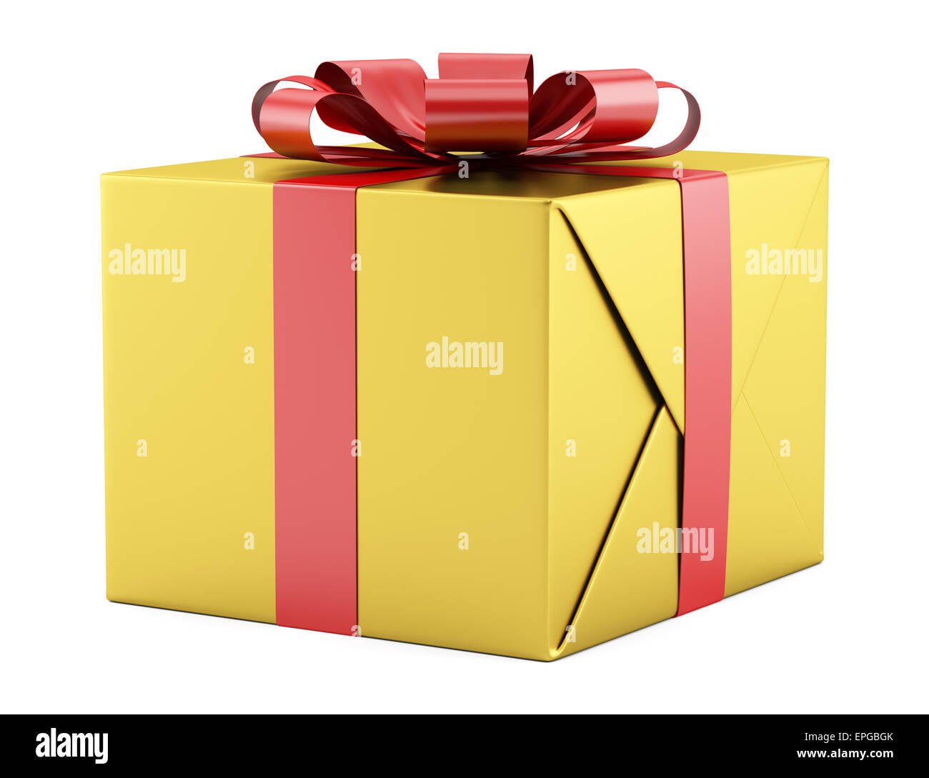 Red ribbon with bow cutout hi-res stock photography and images - Alamy