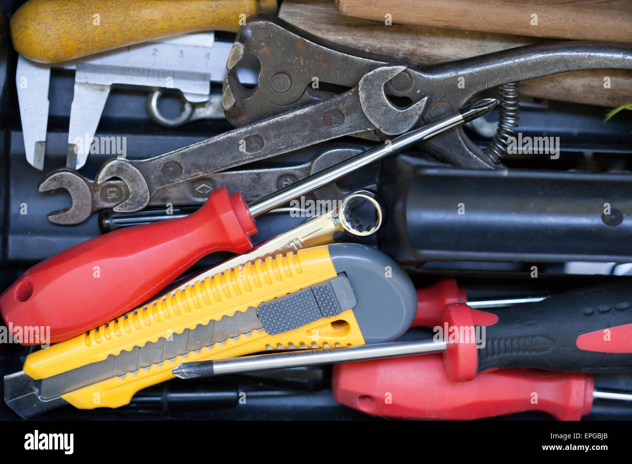 Review tools hi-res stock photography and images - Alamy
