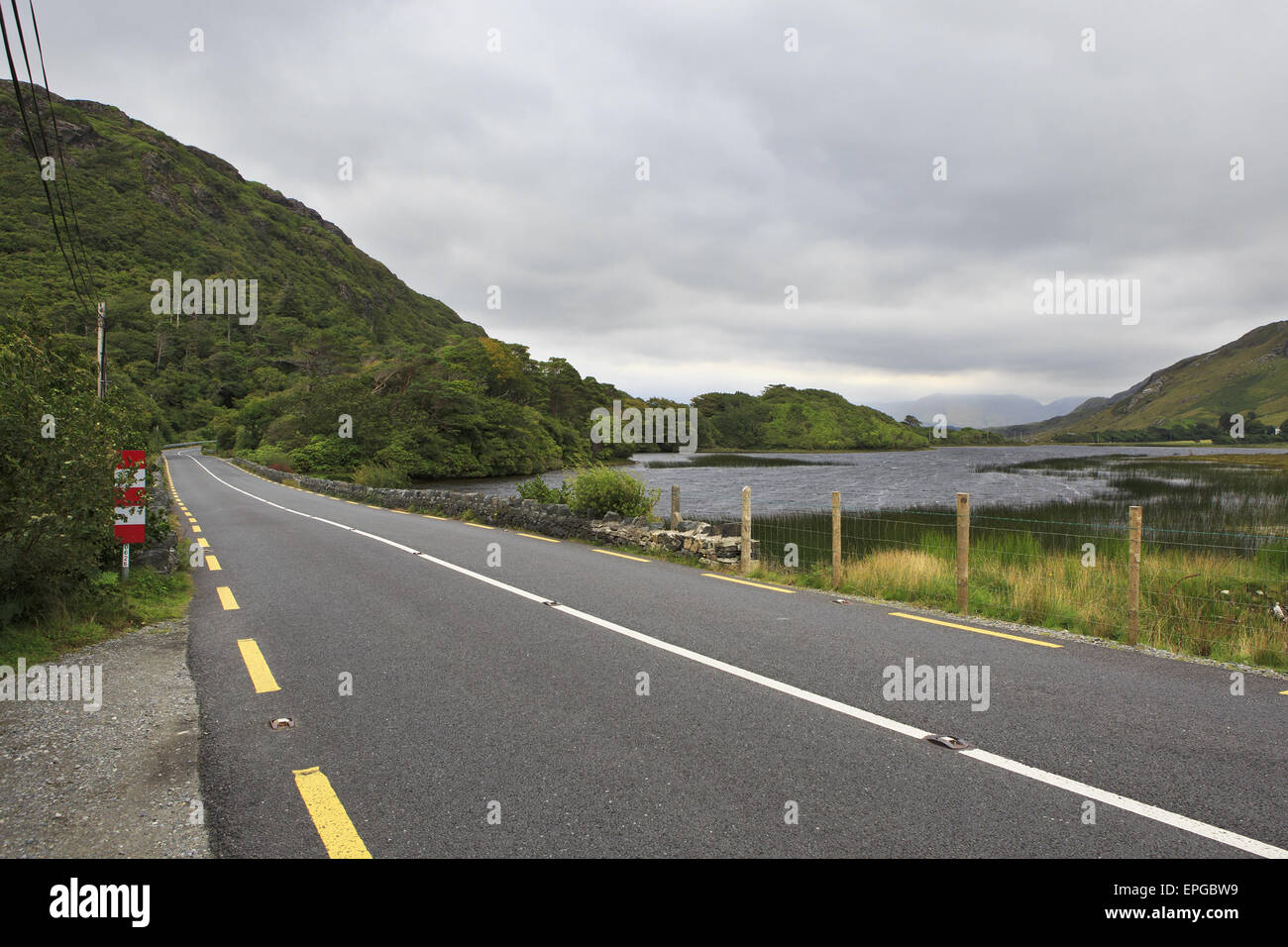Road in National park Connemara Stock Photo - Alamy