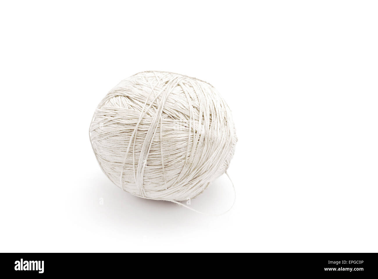 ball of thread on white Stock Photo - Alamy