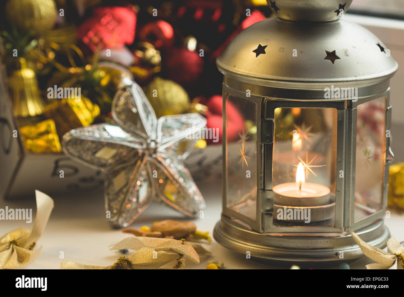Christmas still life Stock Photo - Alamy