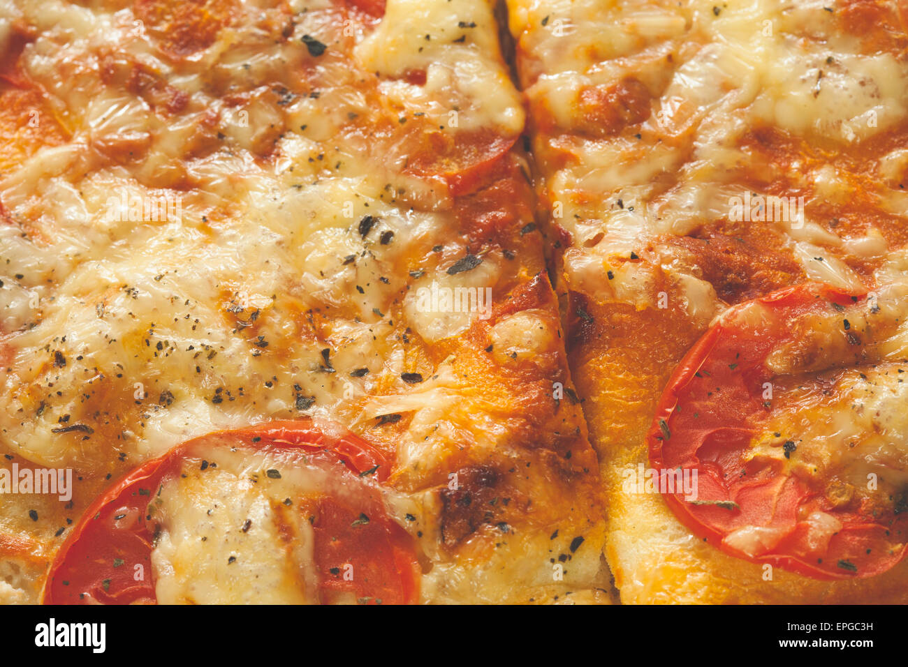Pizza close up Stock Photo - Alamy