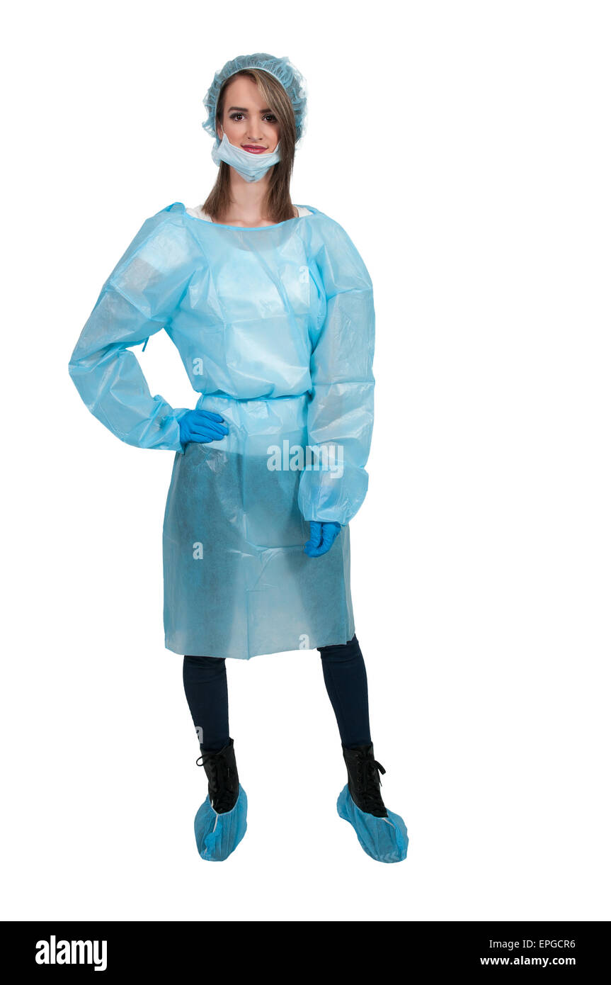 Female surgeon holding medical Cut Out Stock Images & Pictures - Alamy