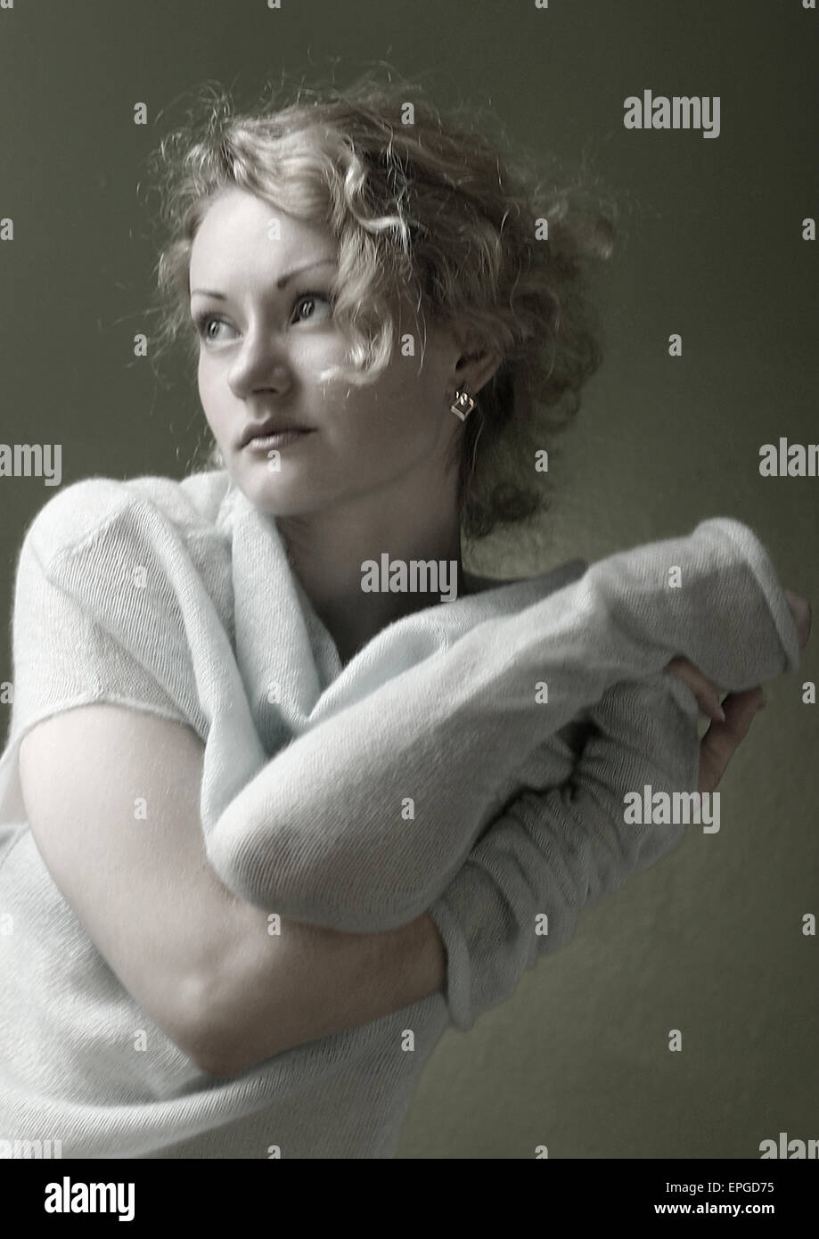 Russian blonde hi-res stock photography and images - Alamy