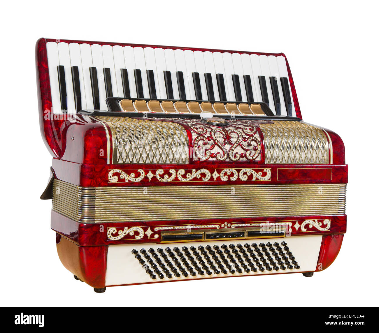 Accordion keyboard Cut Out Stock Images & Pictures - Alamy
