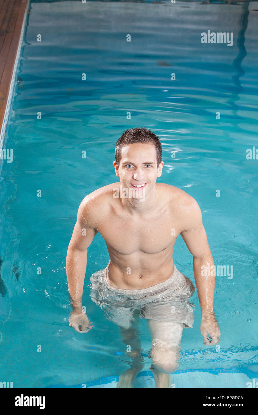 Men relaxing in spa pool hi-res stock photography and images - Alamy