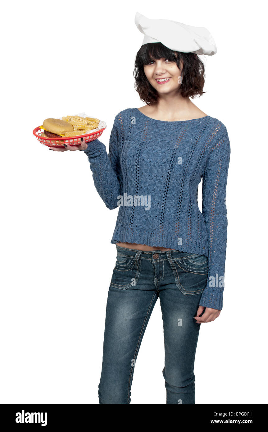 Women chef hat hi-res stock photography and images - Alamy