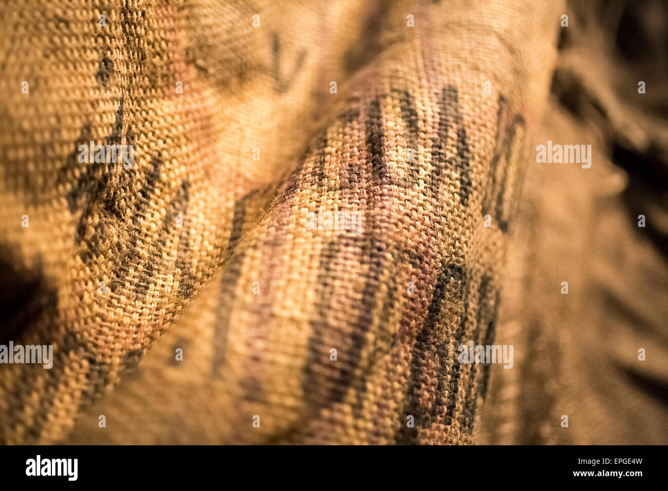 close up of a canvas sack Stock Photo - Alamy