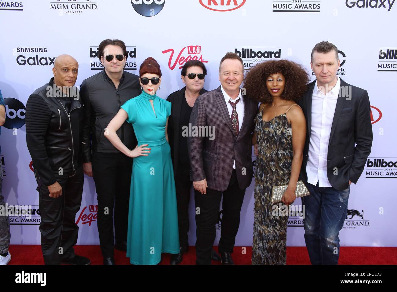 Las Vegas, NV, USA. 17th May, 2015. Simple Minds at arrivals for 2015 ...