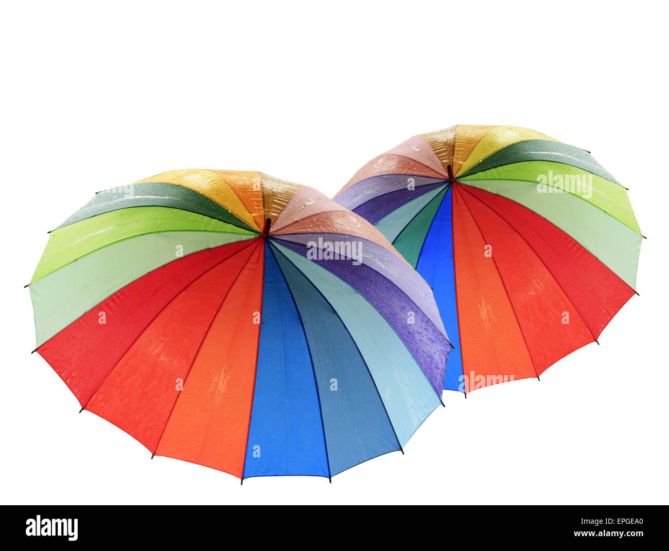 Multi color umbrella Cut Out Stock Images & Pictures - Alamy