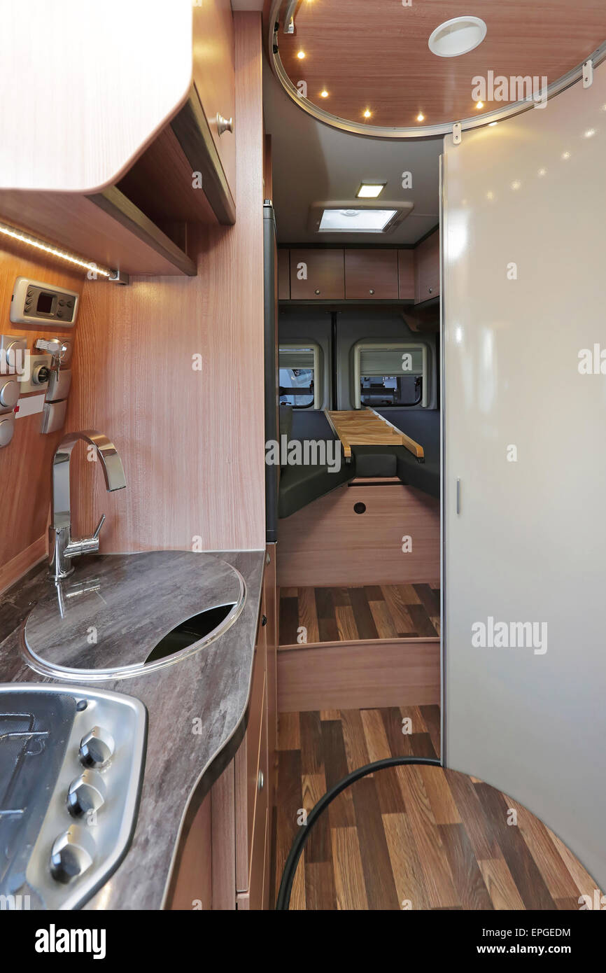 Motorhome kitchen hi-res stock photography and images - Alamy