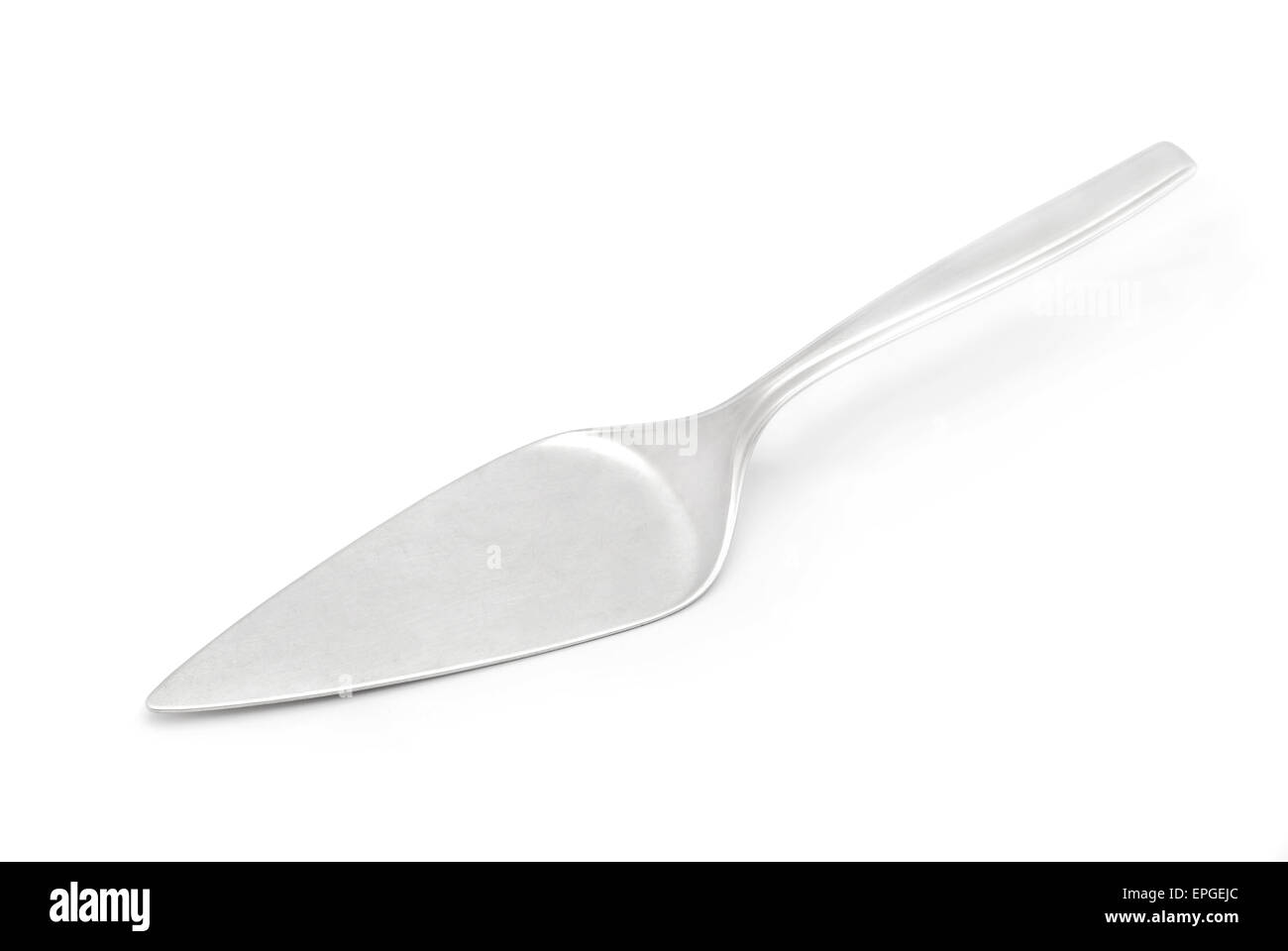 metal spatula on white background Stock Photo - Alamy