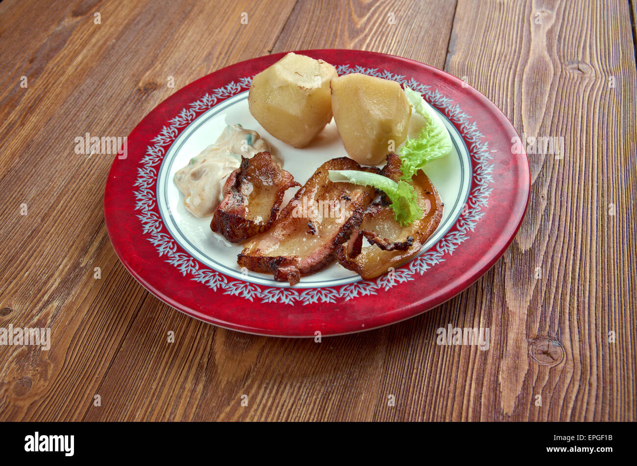 Stekt bacon hi-res stock photography and images - Alamy