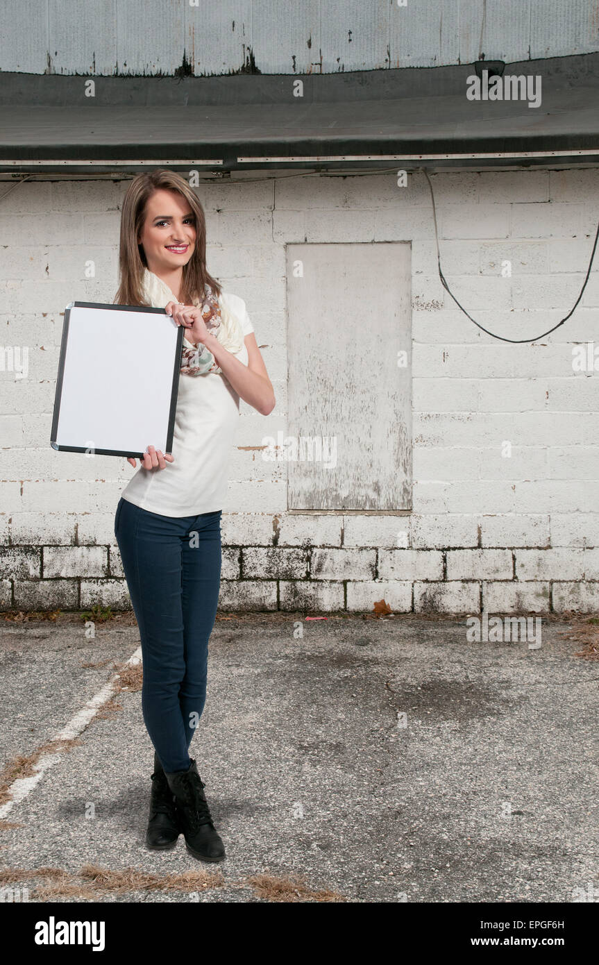 Blank woman hi-res stock photography and images - Alamy