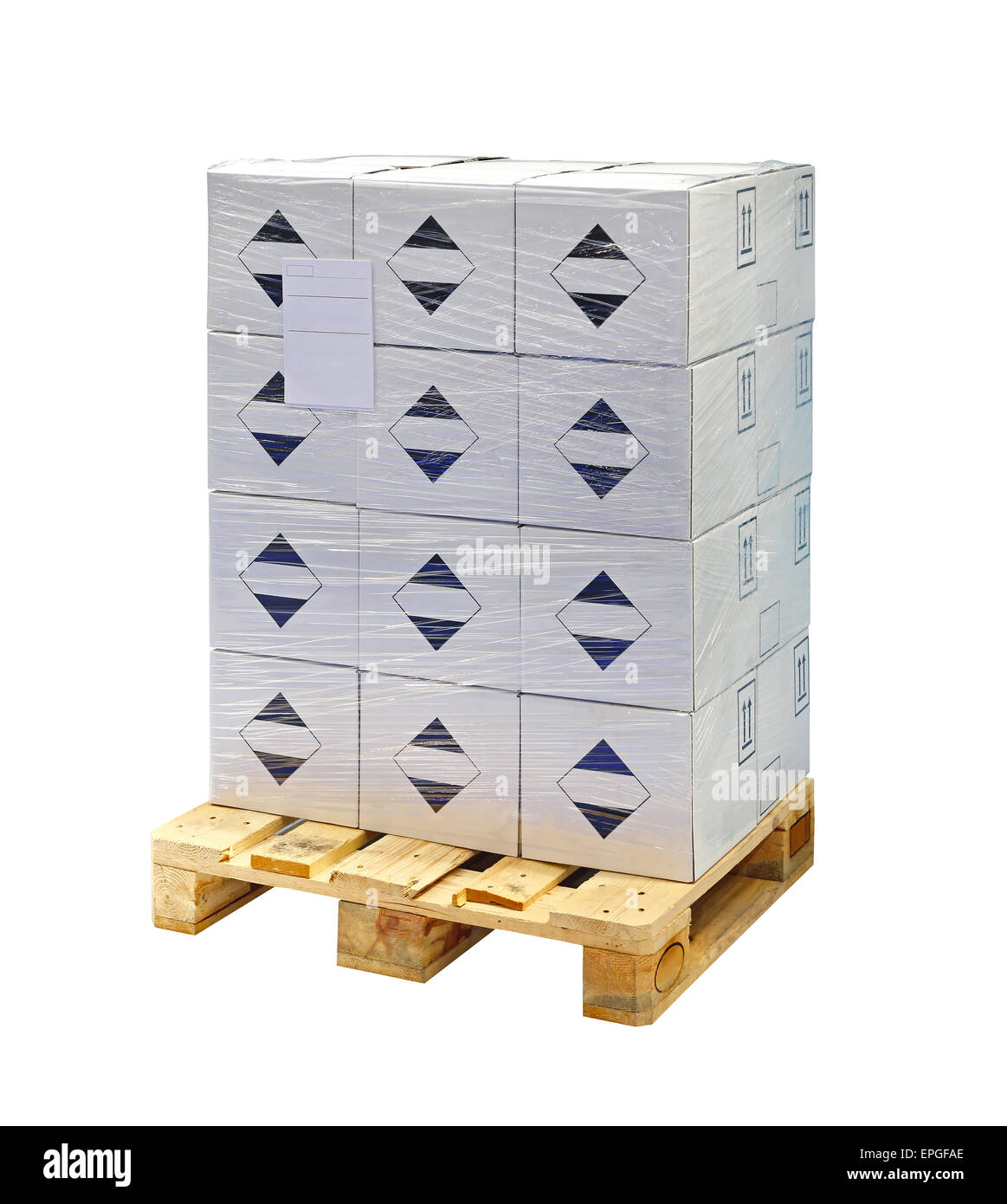 Boxes pallet hi-res stock photography and images - Alamy