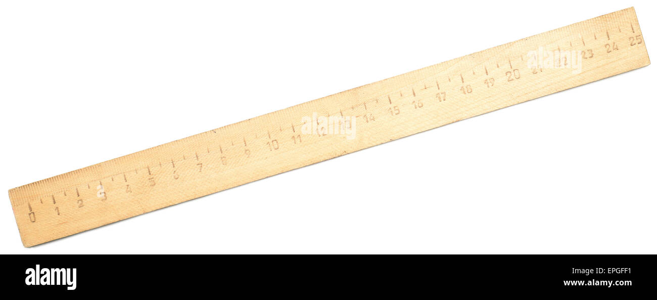 Wooden school ruler hi-res stock photography and images - Alamy