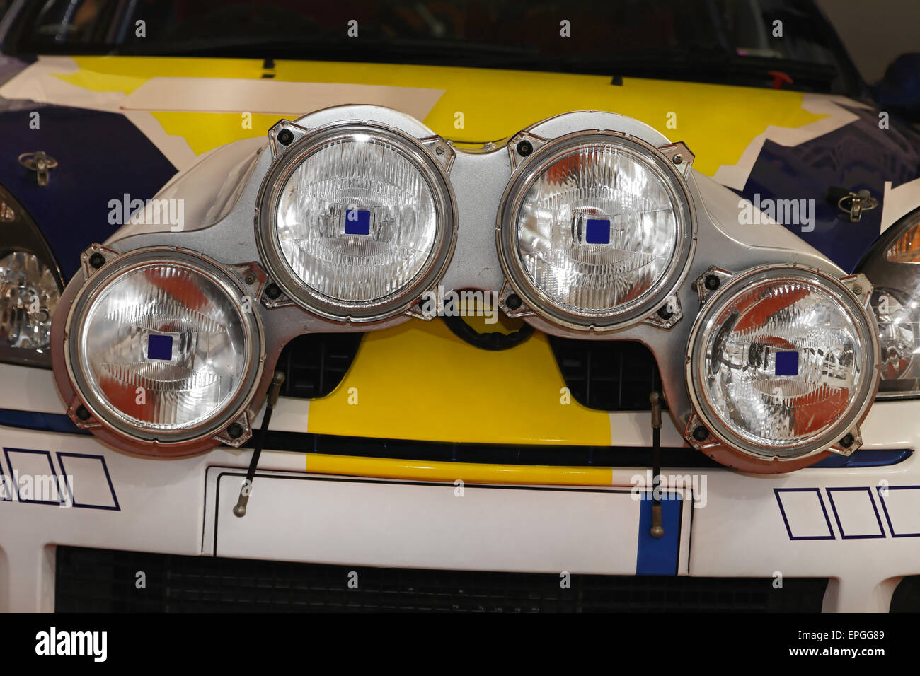 Rally headlights hi-res stock photography and images - Alamy