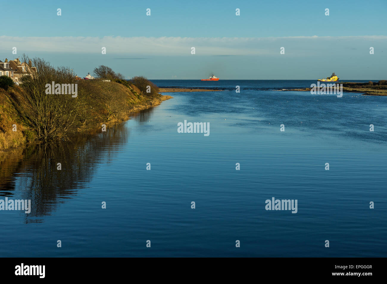 River Don estuary, Aberdeen, Scotland Stock Photo - Alamy