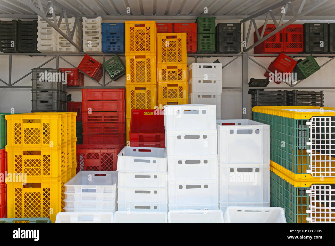 Color crate hi-res stock photography and images - Alamy