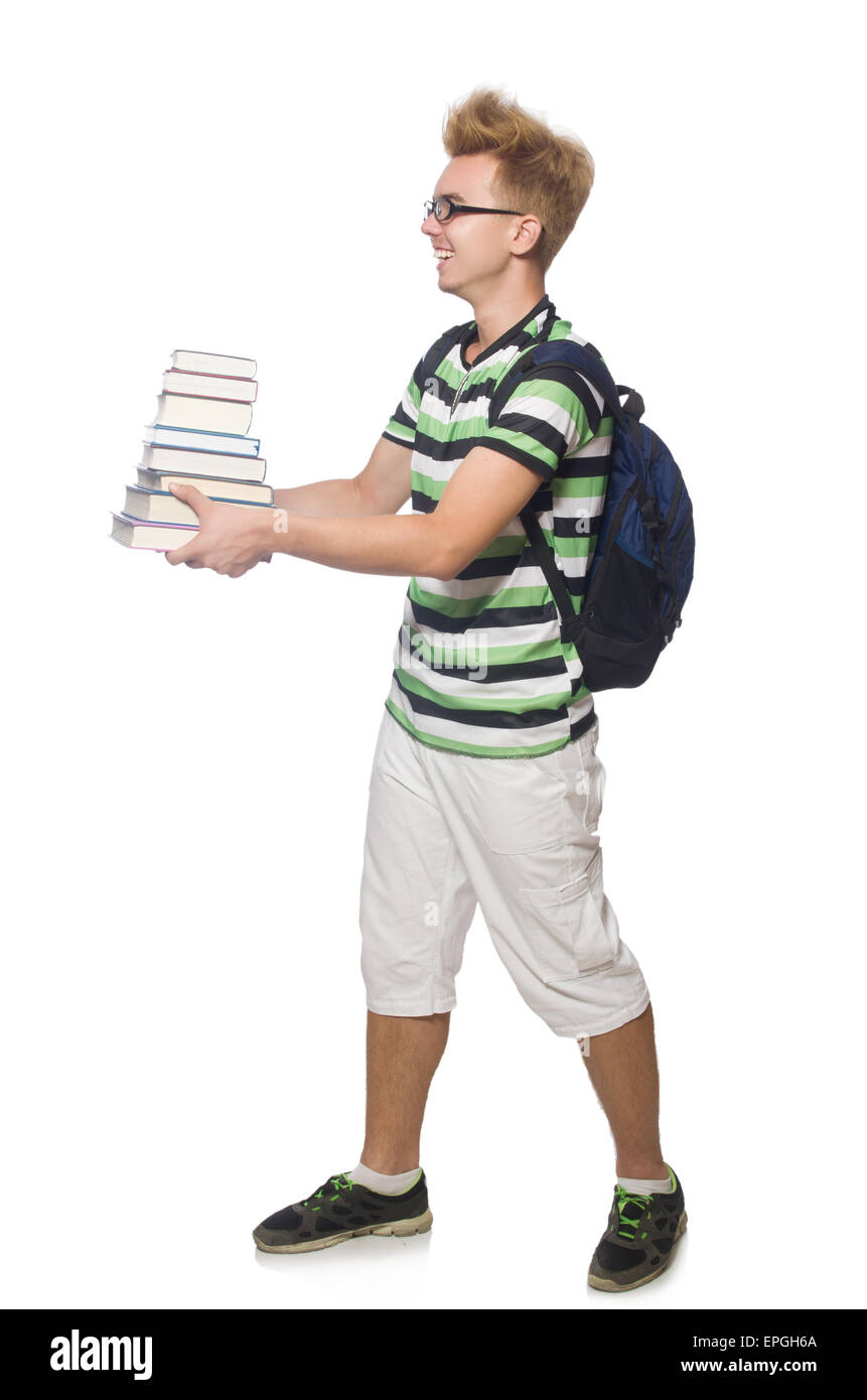 Funny teen girl holding Cut Out Stock Images & Pictures - Alamy