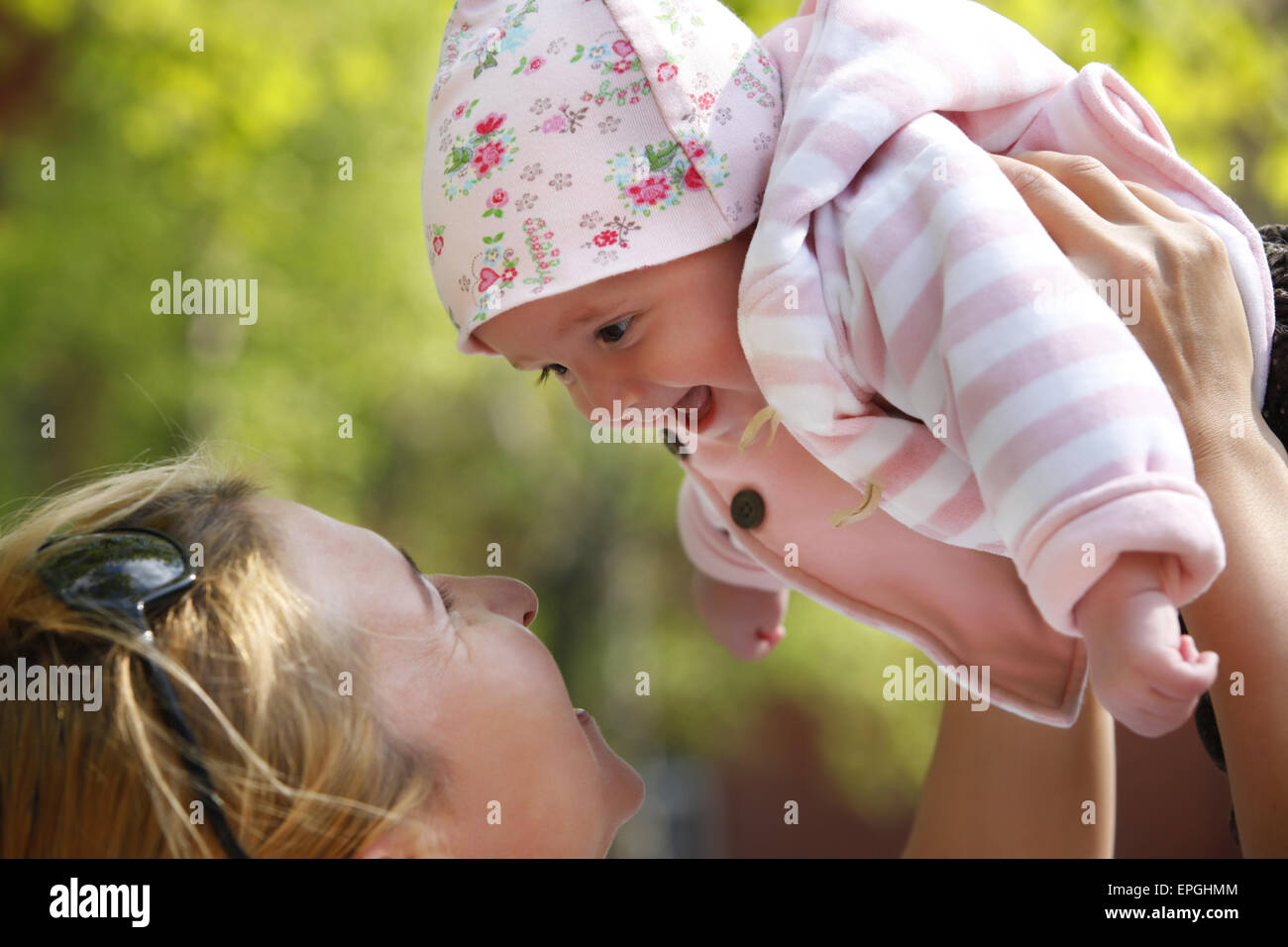 Happy mum and her child Stock Photo - Alamy