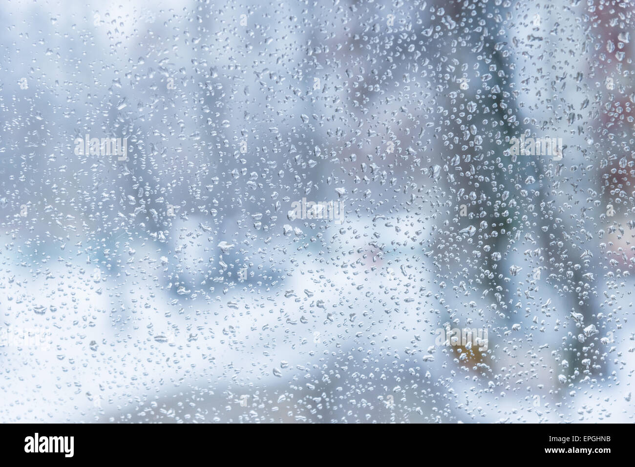 rain on the glass Stock Photo - Alamy