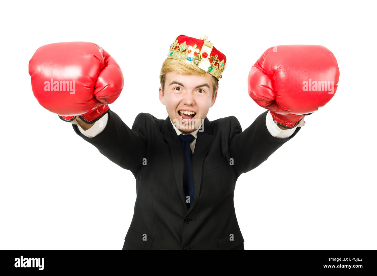Sport boxing crown hi-res stock photography and images - Alamy