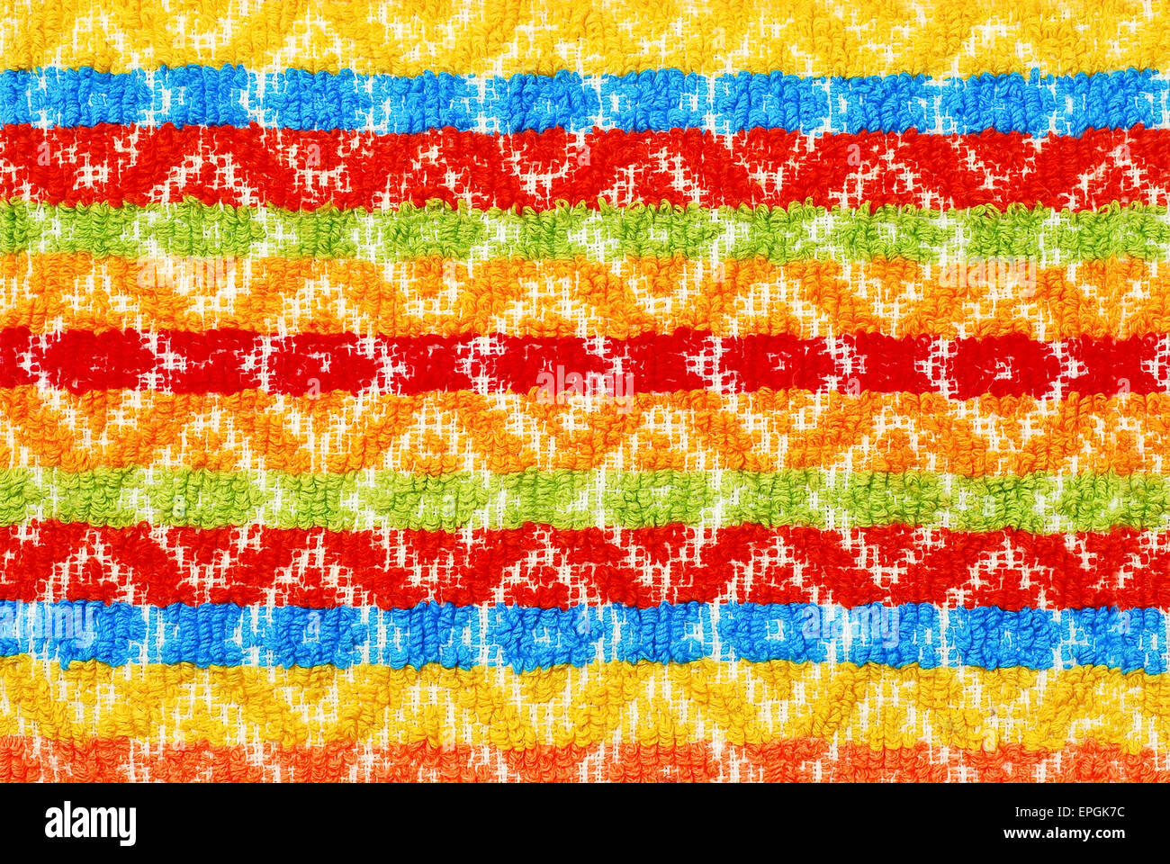 colorful towel texture closeup detail Stock Photo - Alamy