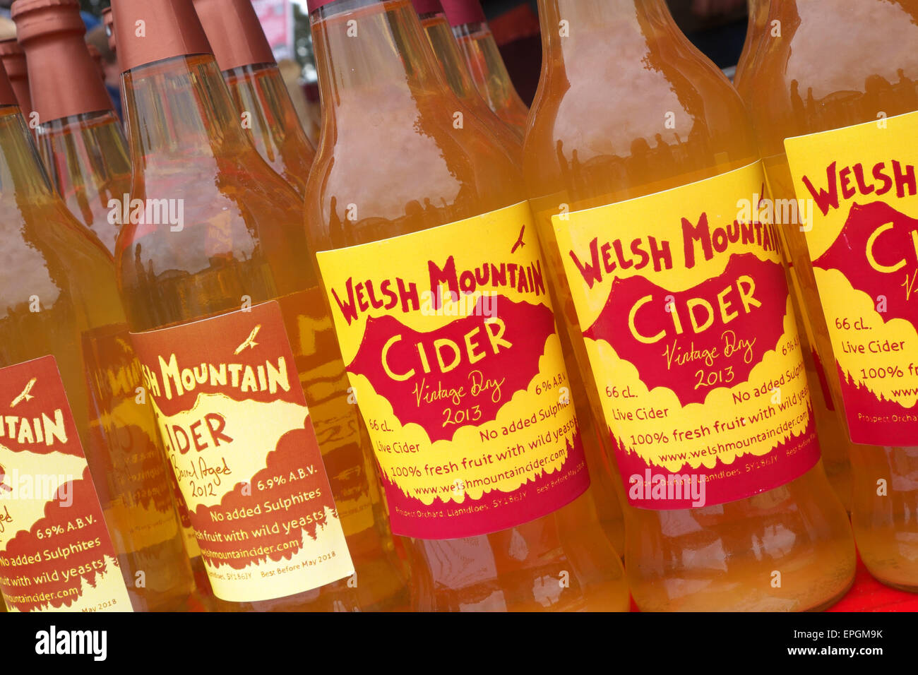 Welsh Mountain Cider produced at Llanidloes in the Cambrian mountains ...