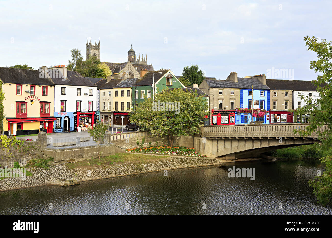 Kilkenny on the River Nore Stock Photo - Alamy