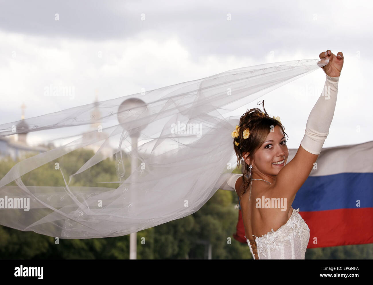 Young russian bride hi-res stock photography and images - Alamy