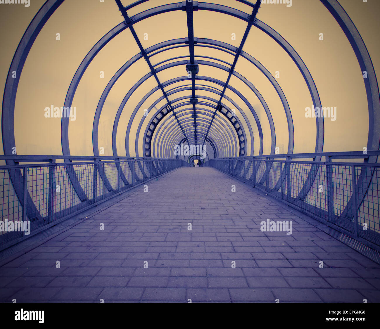 Blue corridor hi-res stock photography and images - Alamy