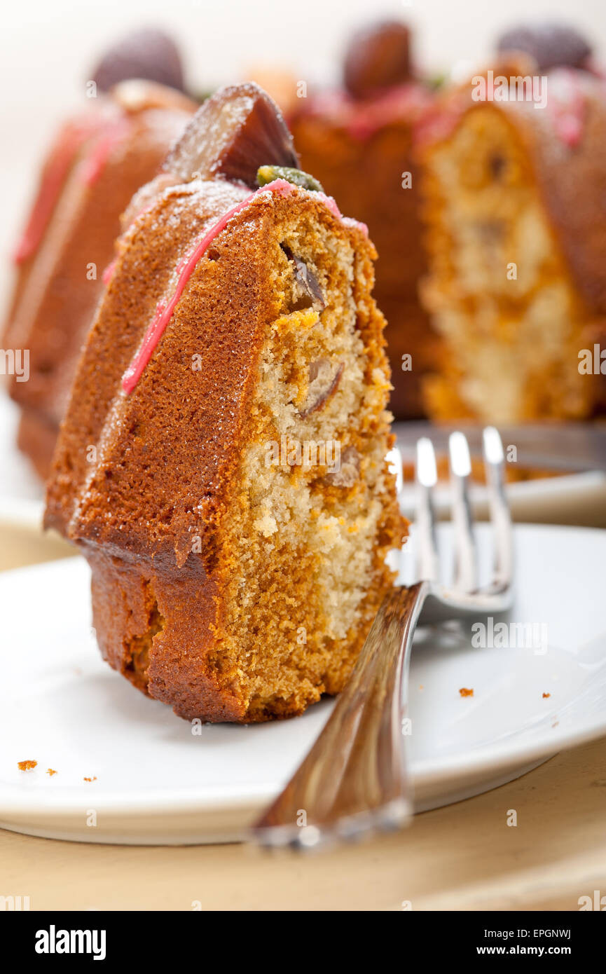 chestnut cake bread dessert Stock Photo - Alamy