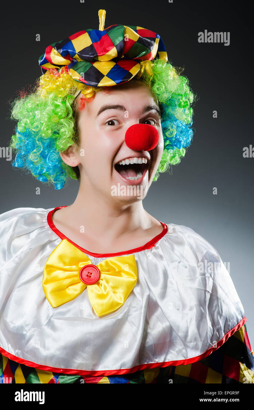 Funny clown in humor concept Stock Photo - Alamy