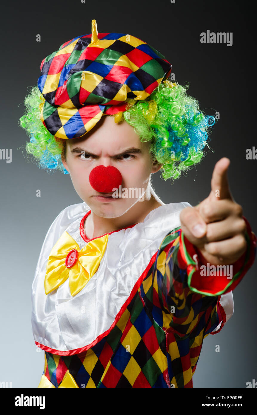 Funny clown in humor concept Stock Photo - Alamy