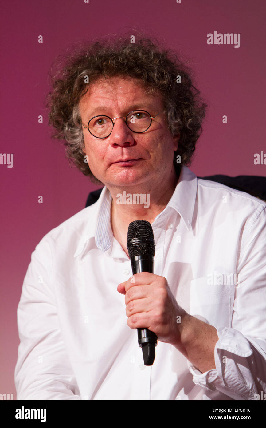 Torino, Italy, 18th May 2015. German writer Ingo Schulze speaks about ...