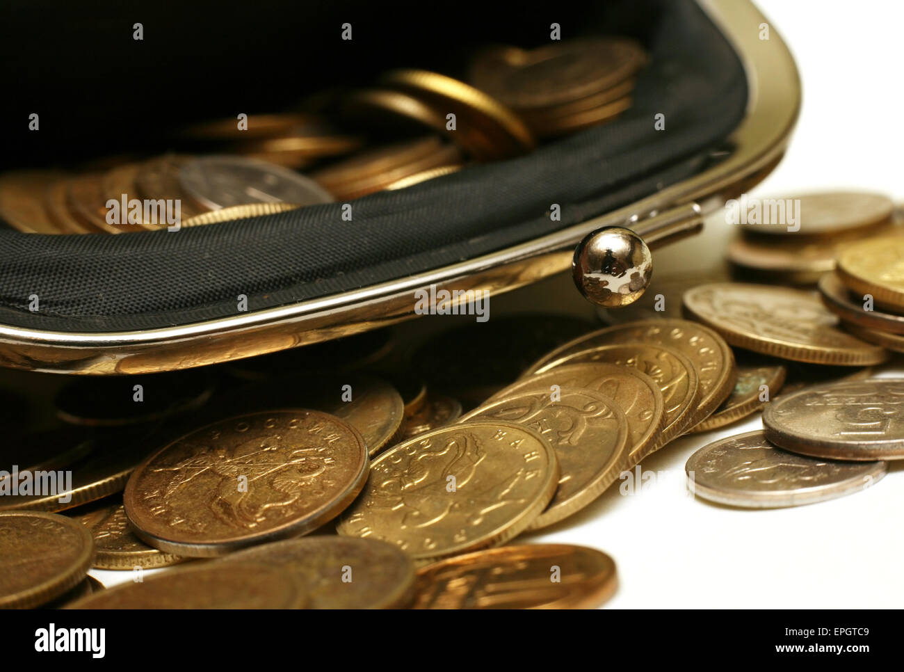 Money woman purse hi-res stock photography and images - Alamy