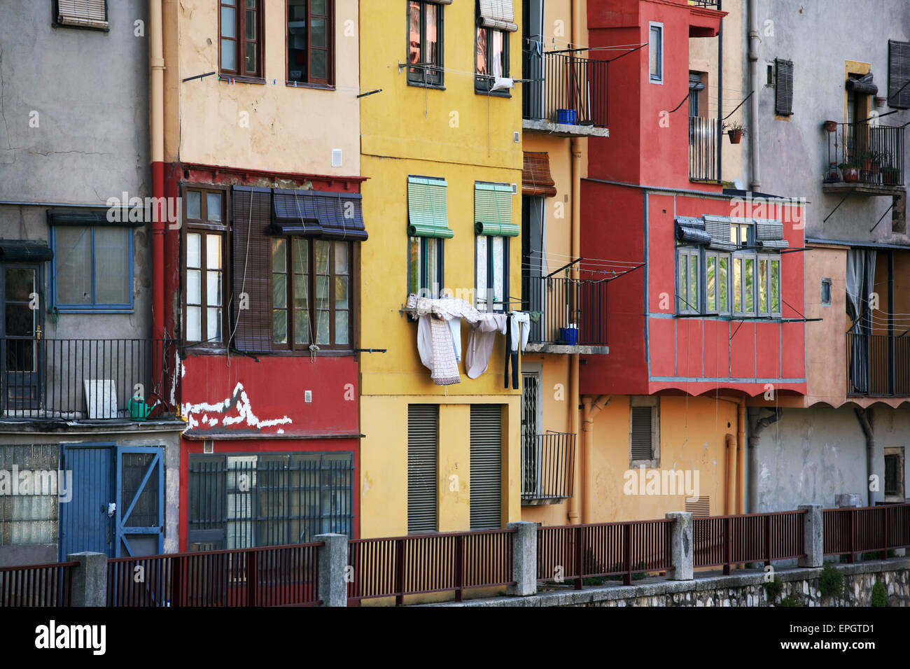 Colorful houses reflecting in hi-res stock photography and images - Alamy