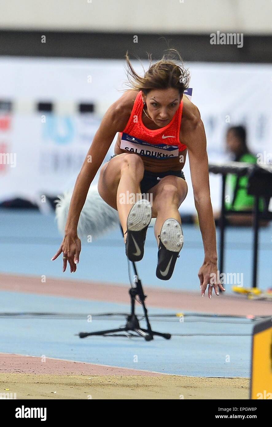 Olha saladukha triple jump hi-res stock photography and images - Alamy