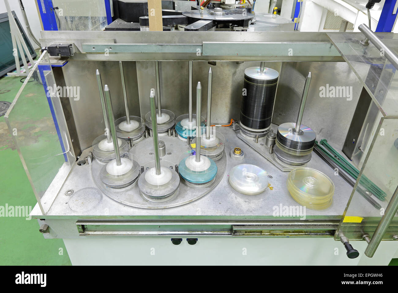 Compact Disc Factory Stock Photo - Alamy