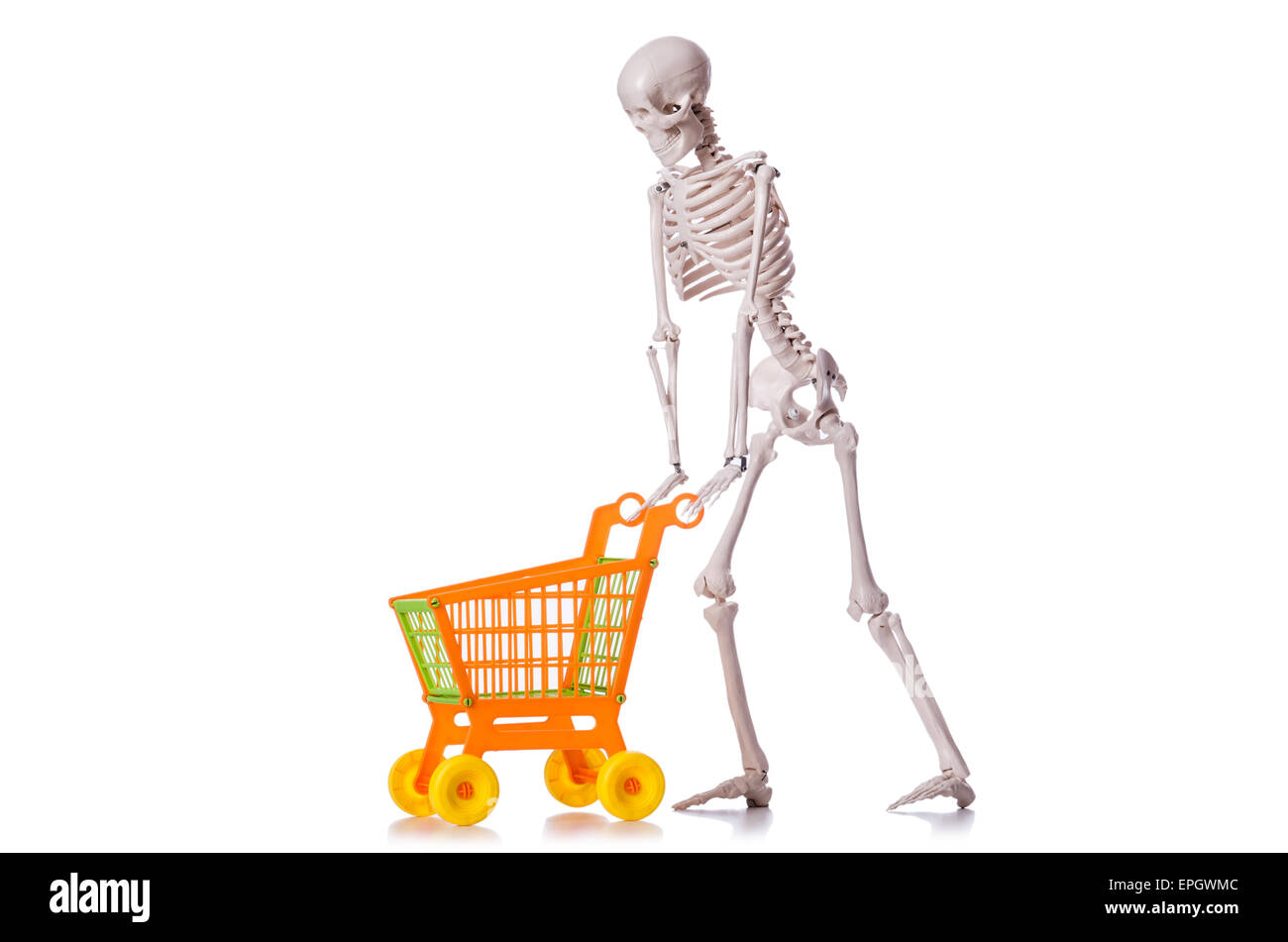 Shopping cart and skeleton hi-res stock photography and images - Alamy