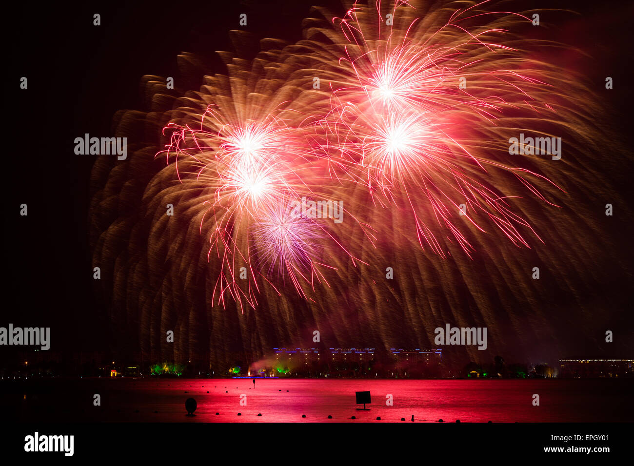 Igniting fireworks hi-res stock photography and images - Alamy