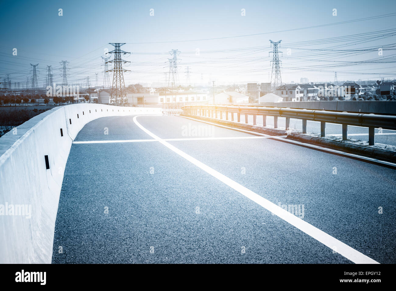 traffic of road Stock Photo - Alamy